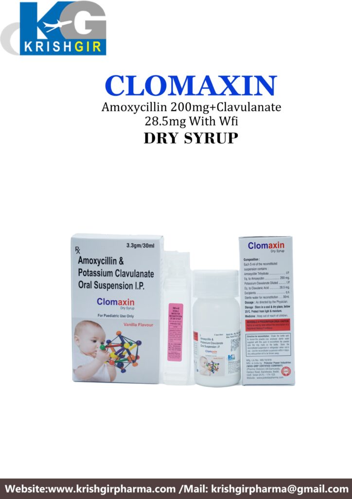 Clomaxin Dry Syp - Krishgir Pharmaceuticals
